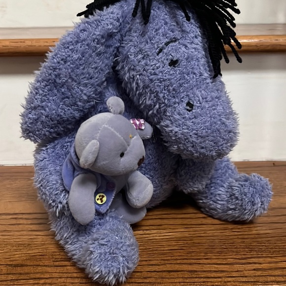 Disney | Toys | Disney Store Classic Eeyore And Teddy Bear Plush 2 ...